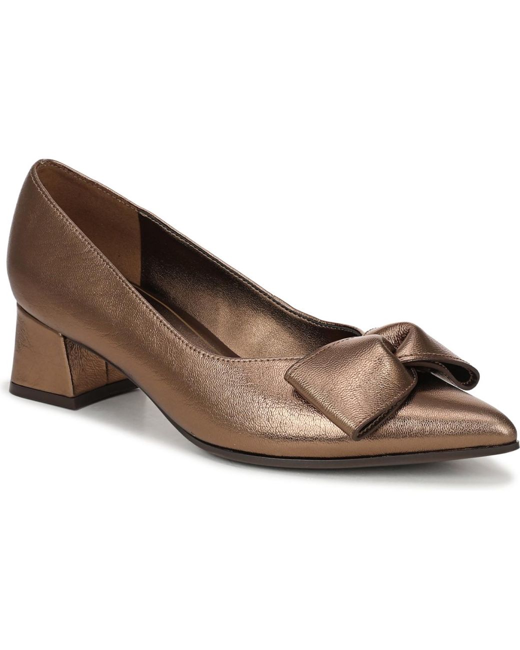 Naturalizer Mavis Mid-heel Pumps in Brown | Lyst