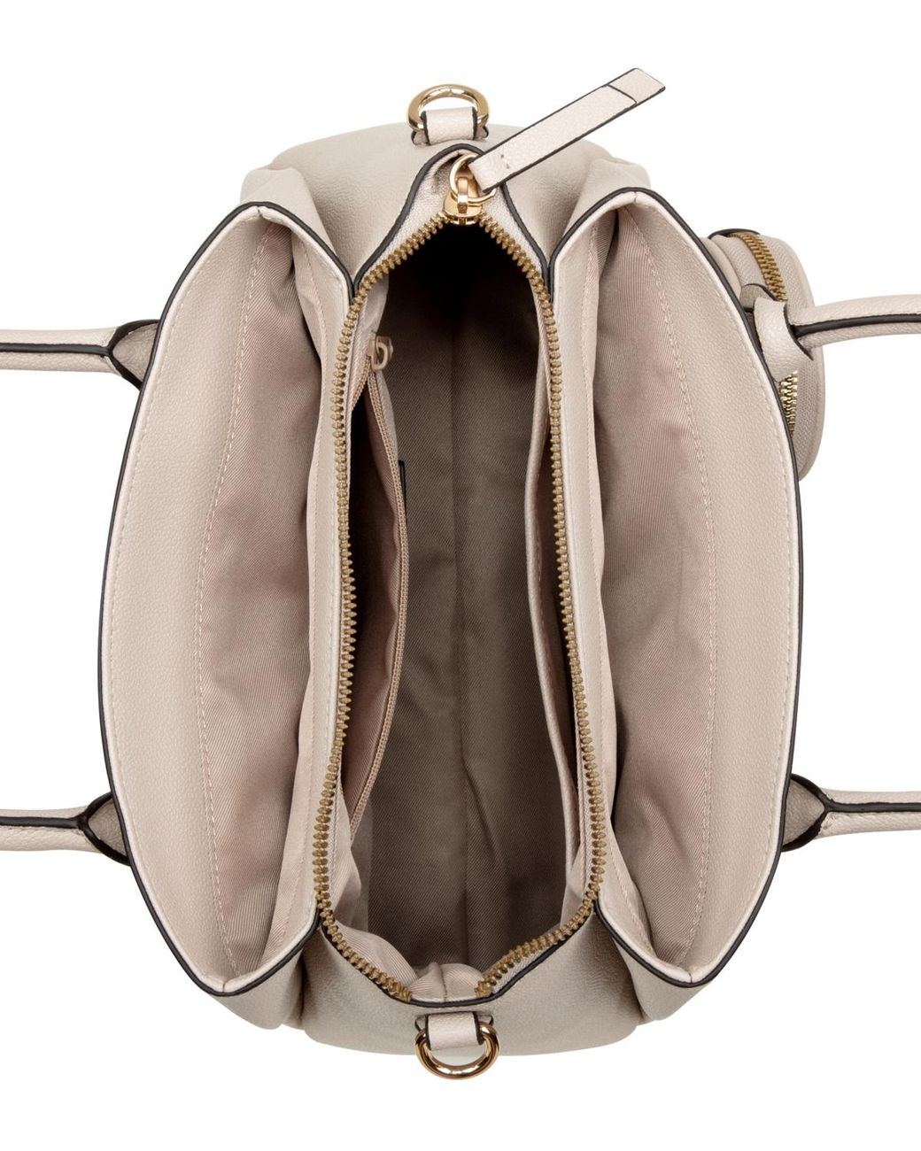 Nine West Mary Medium Satchel Bag in Natural | Lyst