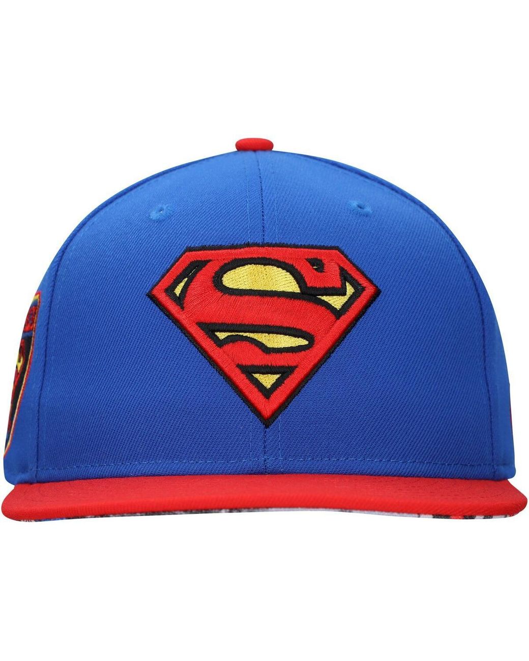 Lids And Superman Comic Under Visor Snapback Hat in Blue | Lyst