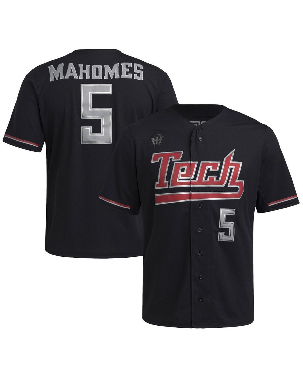 adidas Patrick Mahomes Texas Tech Red Raiders Replica Baseball Jersey ...
