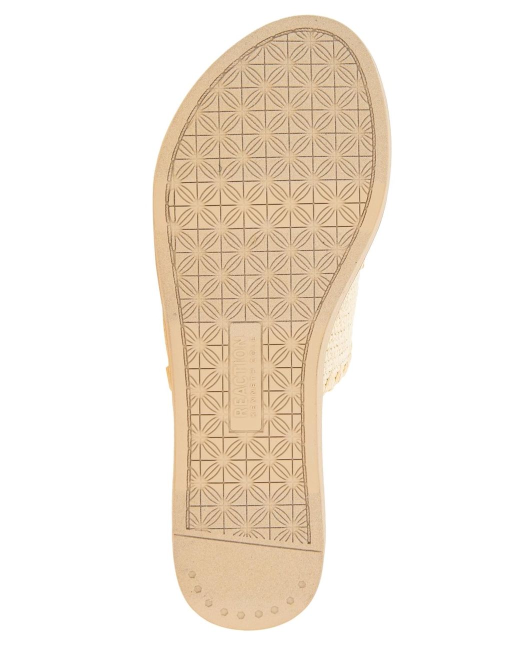 Kenneth Cole Sabriya Slide Flat Sandals in White | Lyst