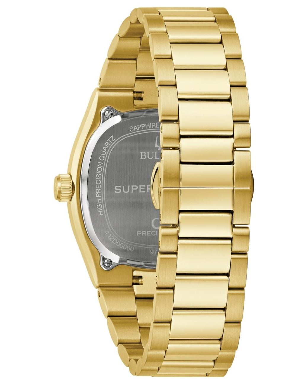 Bulova Super Seville Gold-tone Stainless Steel Bracelet Watch 38mm in ...