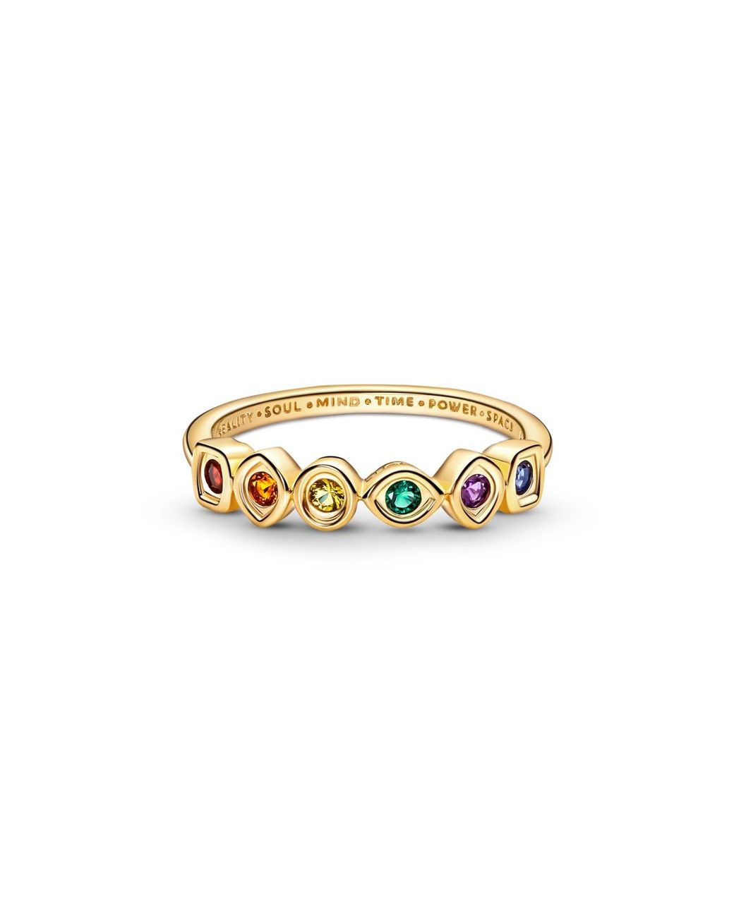 PANDORA Crystal Stone X Marvel The Avengers Infinity Stones Ring in ...