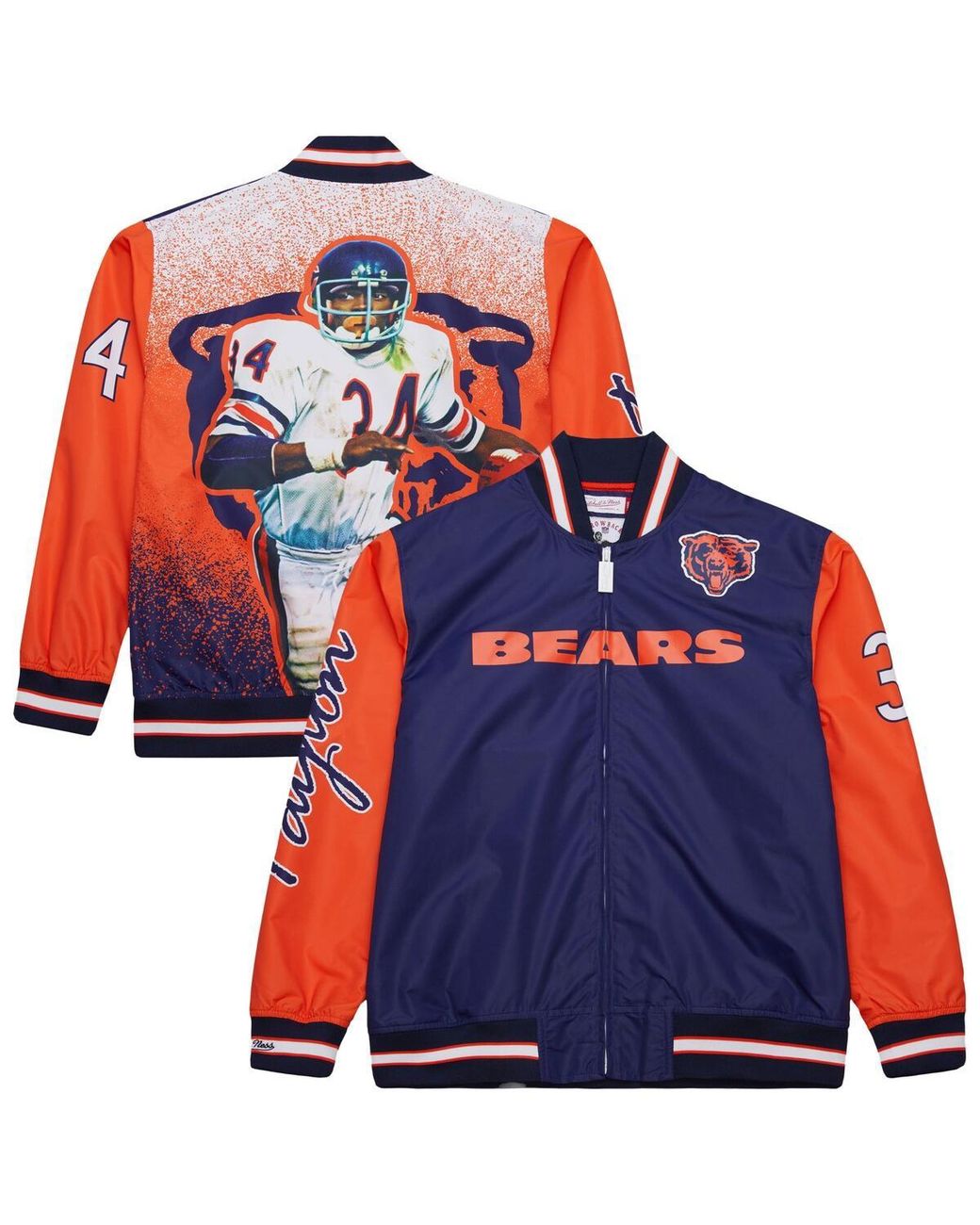 Mitchell & Ness Walter Payton Chicago Bears Retired Player Graphic Full ...