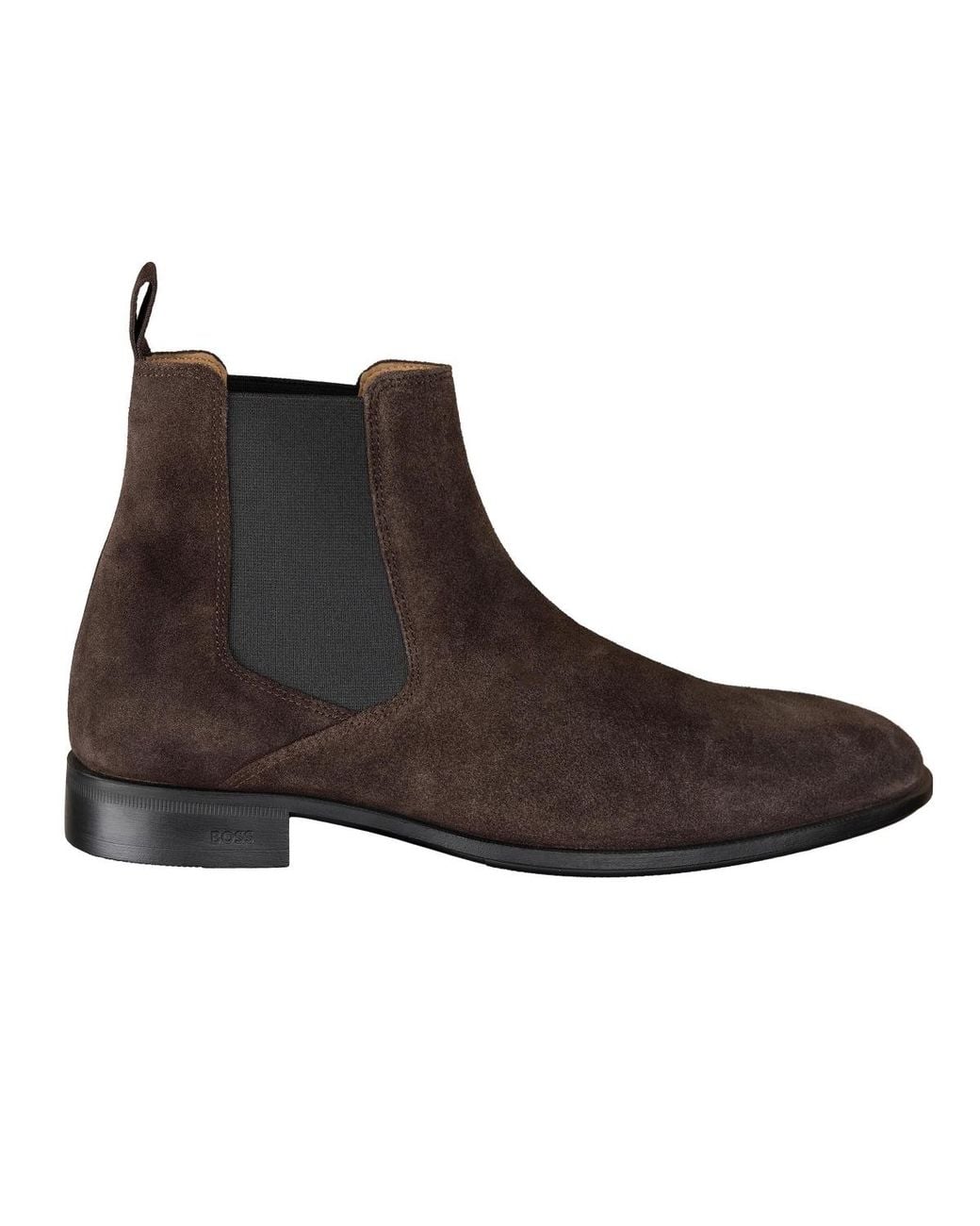BOSS Boss Colby Chelsea Round Toe Boots in Brown for Men | Lyst
