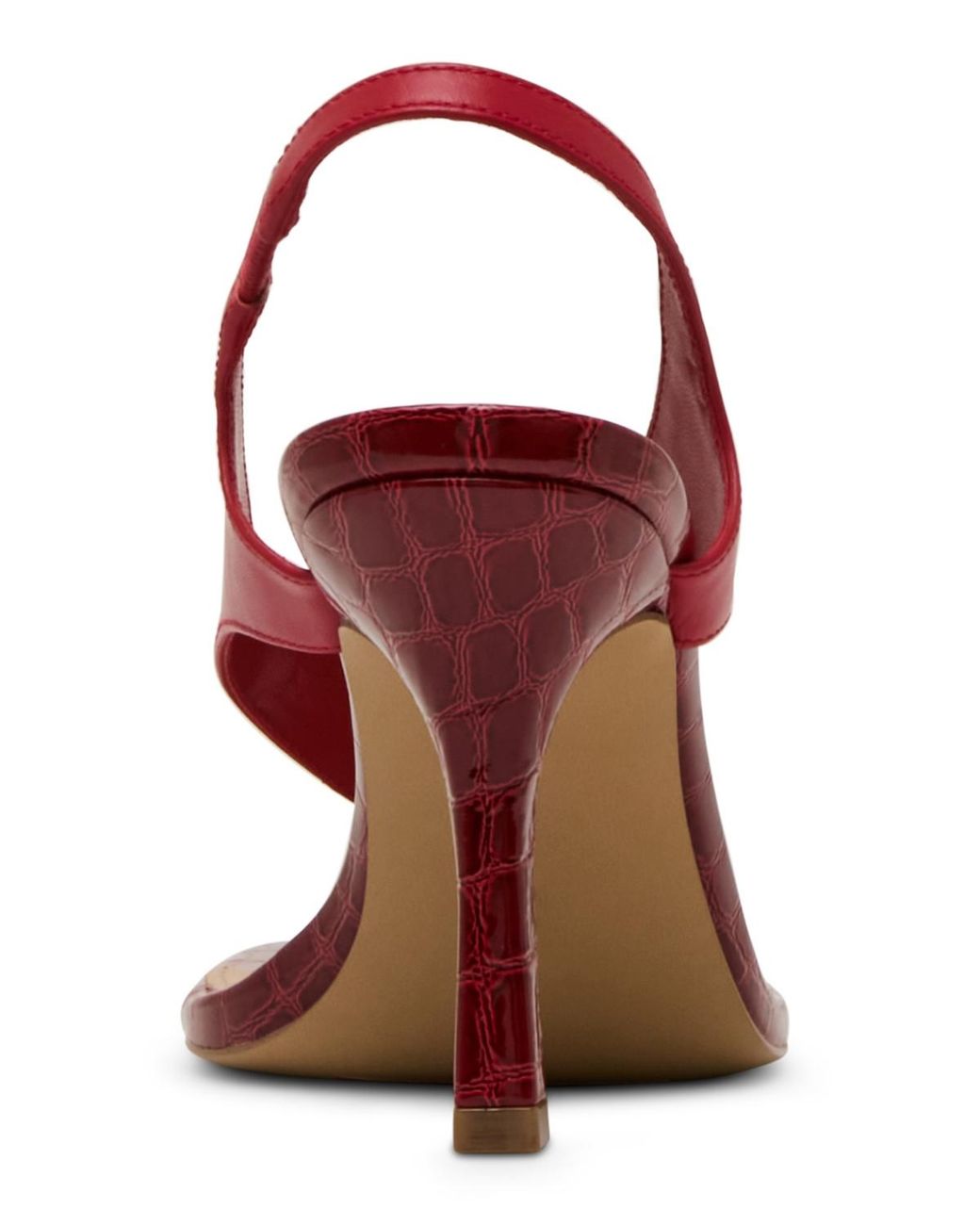 Steve Madden Improv Thong High-heel Dress Sandals in Red | Lyst