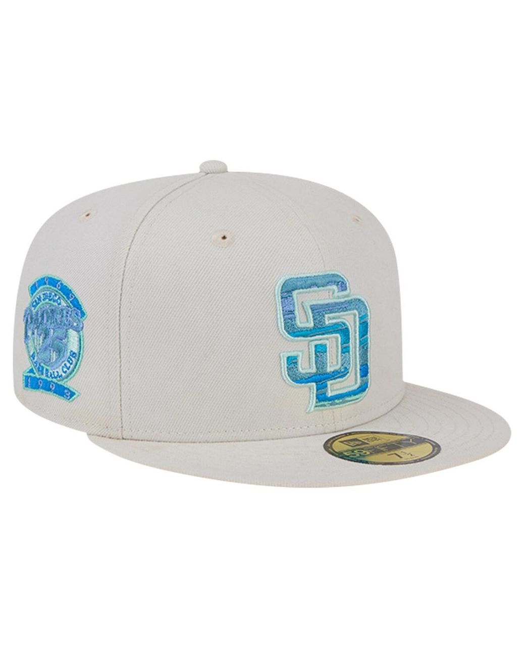 KTZ San Diego Padres Stone Mist 59fifty Fitted Hat in Blue for Men | Lyst