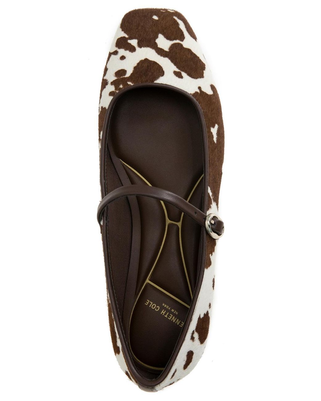Kenneth Cole Jasper Ballet Flats in Brown | Lyst