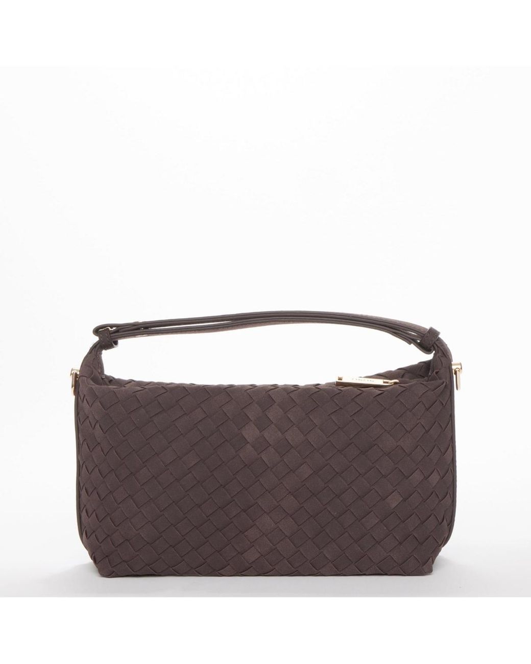 Susu Woven Suede Hobo Bag in Brown | Lyst