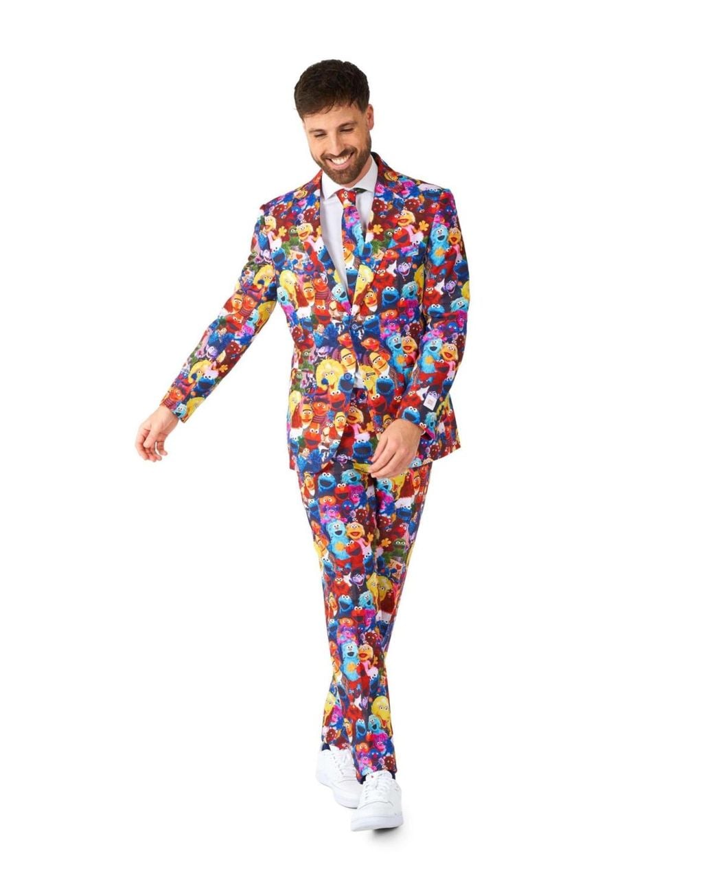 Opposuits Official Sesame Street Suit in Red for Men | Lyst