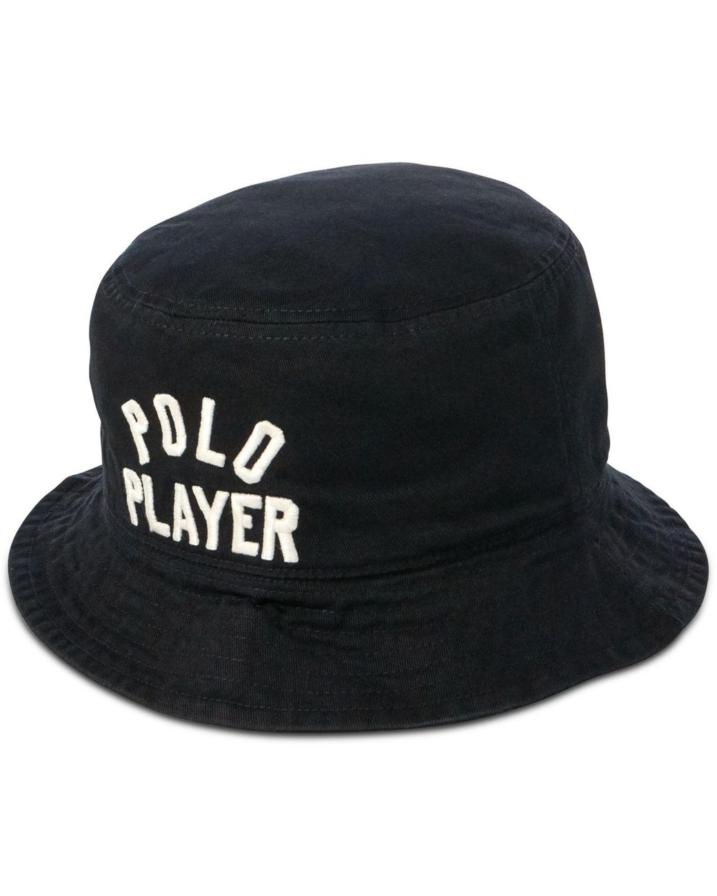 Black Polo Bucket Hat