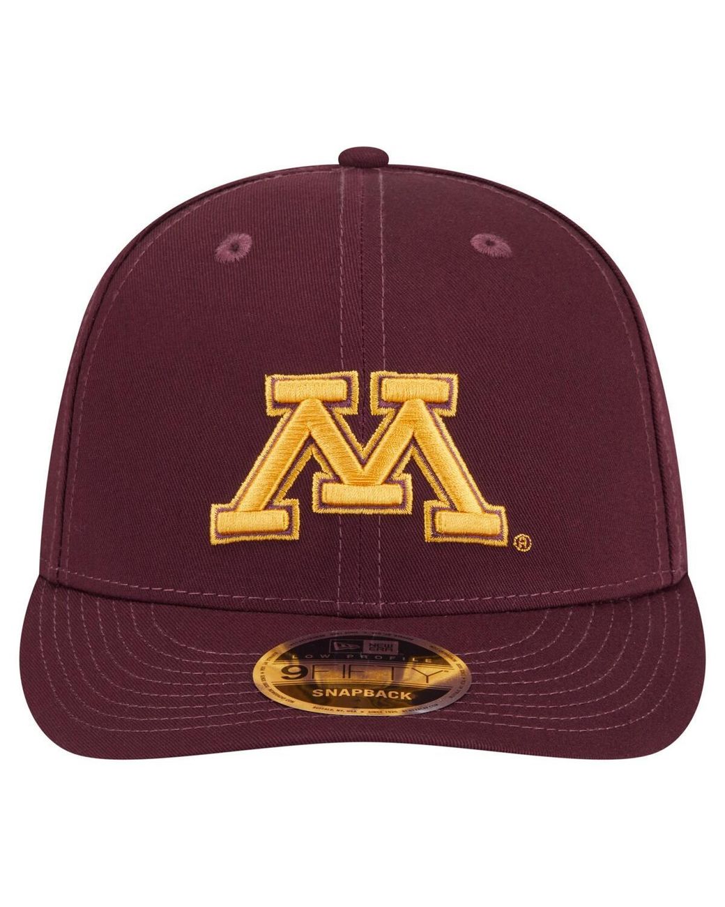 KTZ Minnesota Golden Gophers Low Profile 9fifty Snapback Hat in Red for ...