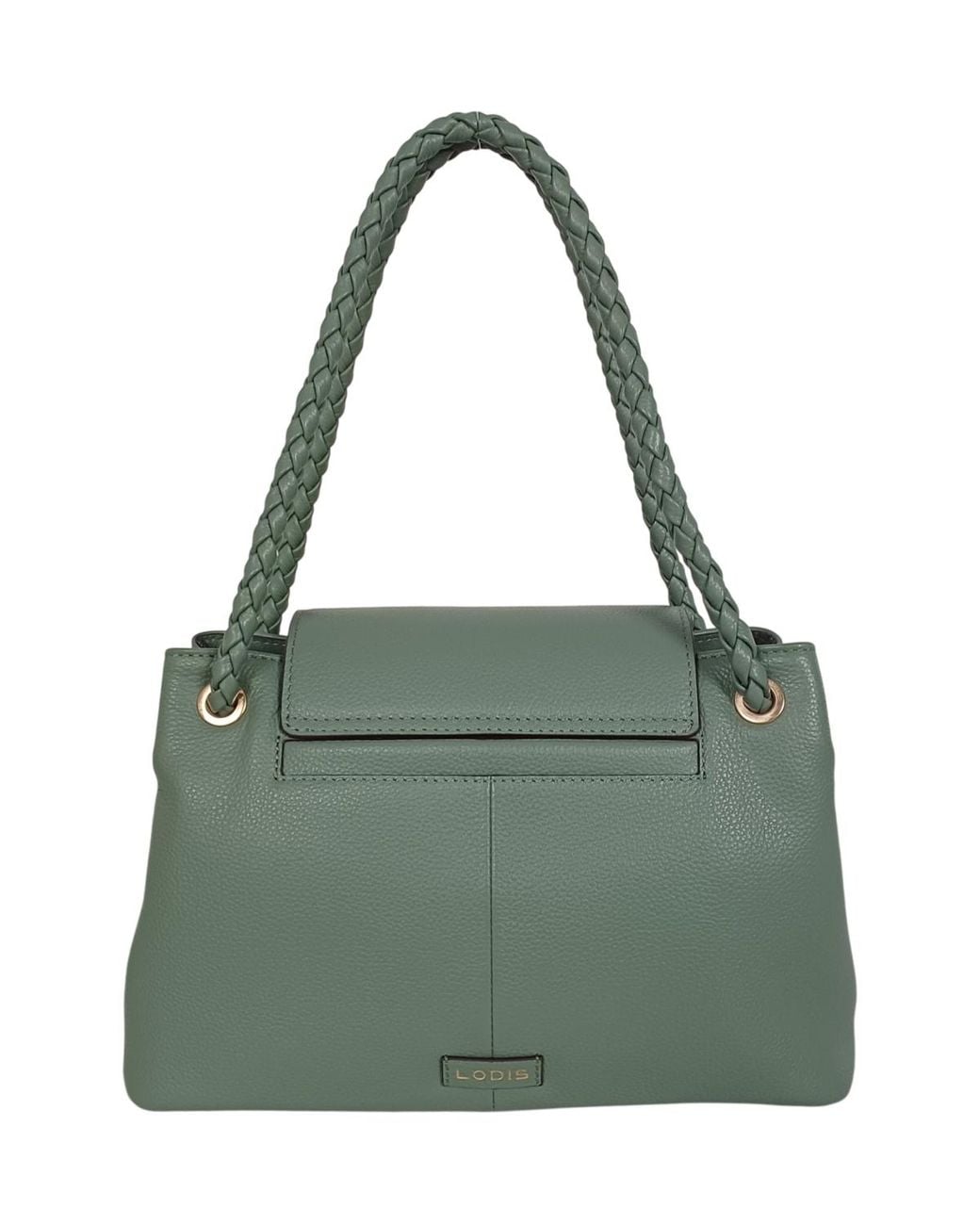 Lodis Sondra Woven Small Satchel Bag in Green | Lyst