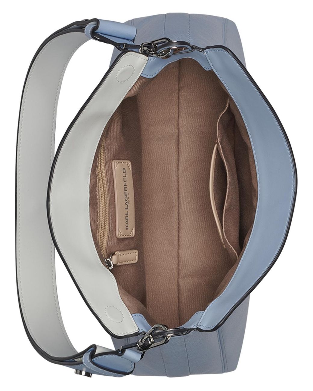 KARL LAGERFELD Nikole Crossbody Bag in Blue | Lyst