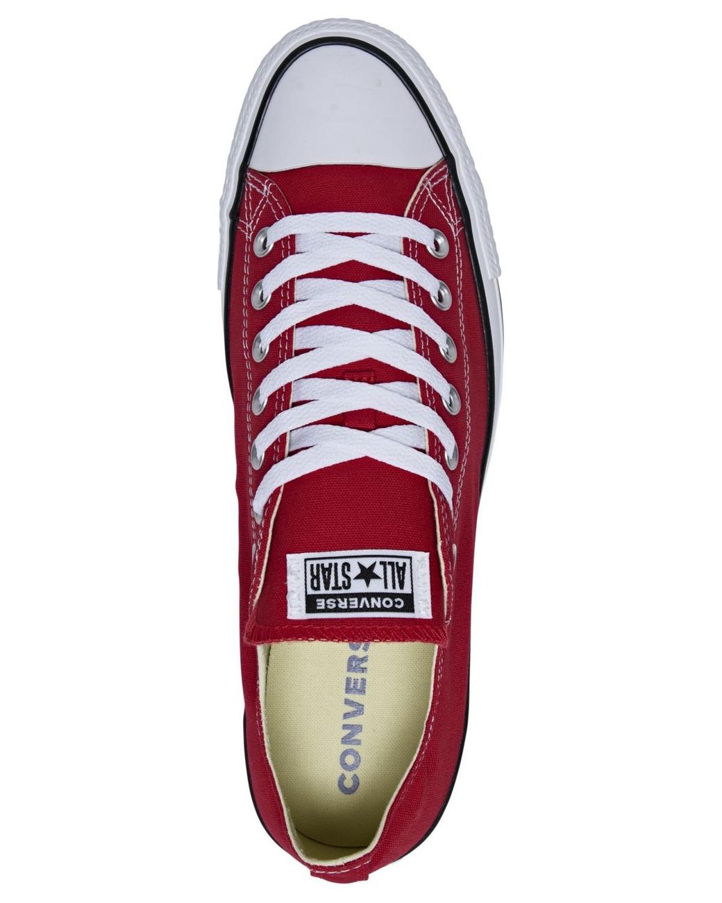 Converse Chuck Taylor Low Top Sneakers From Finish Line in Red for Men ...