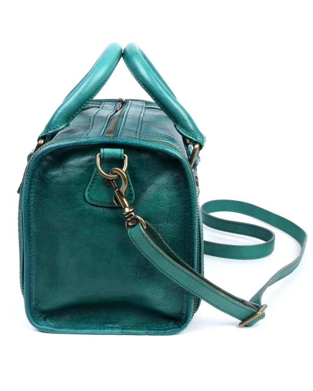 Old Trend Genuine Leather Mini Trunk Crossbody Bag in Green | Lyst