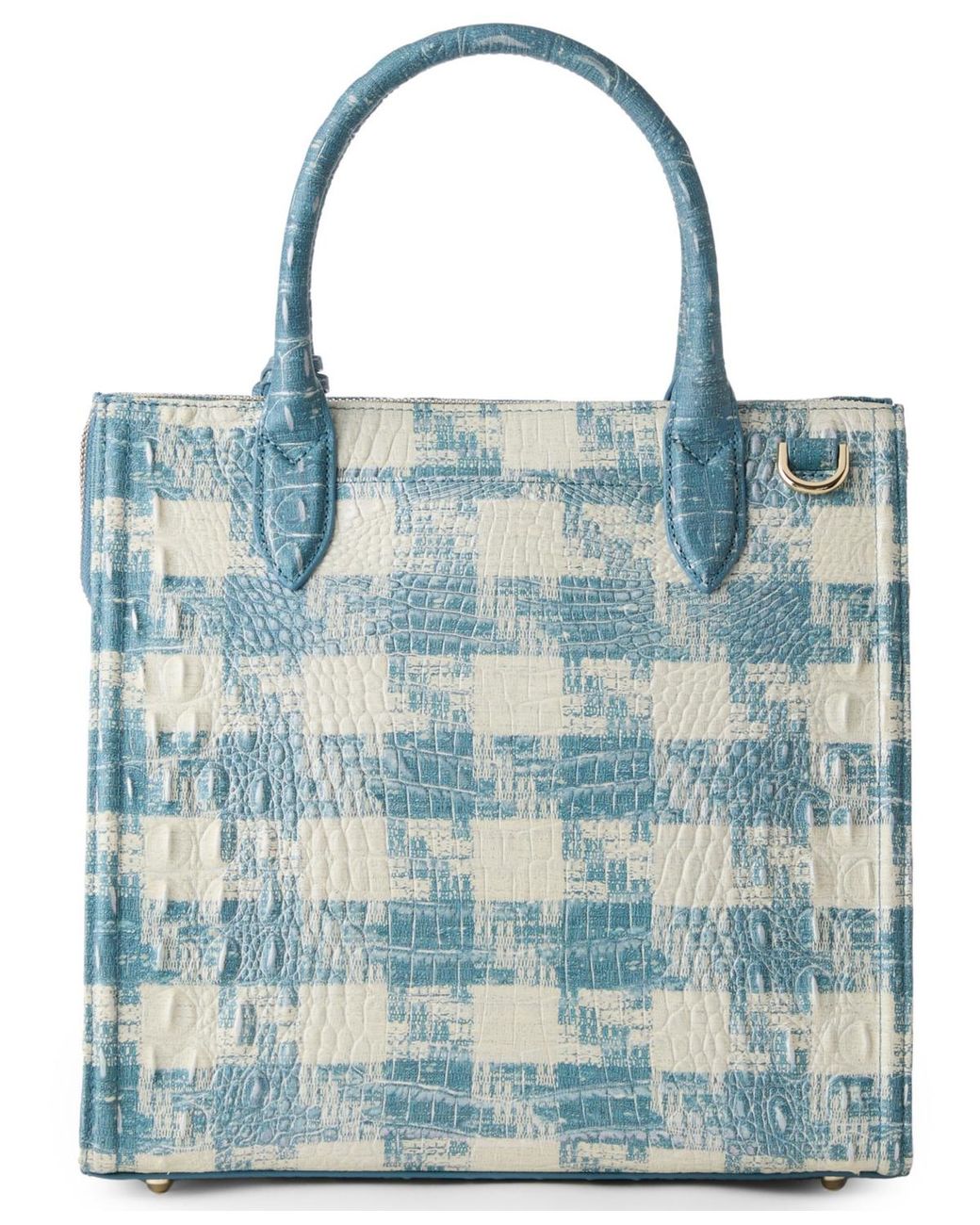 Brahmin Caroline Sakura Small Satchel Bag in Blue | Lyst