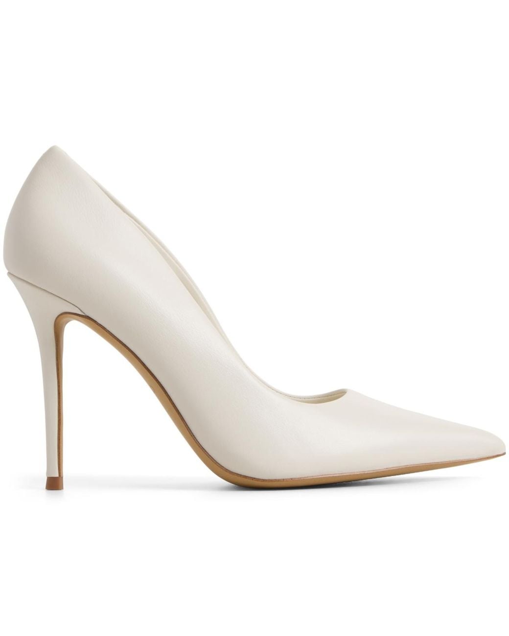 ALDO Stasya Pointed Toe Pumps in White | Lyst