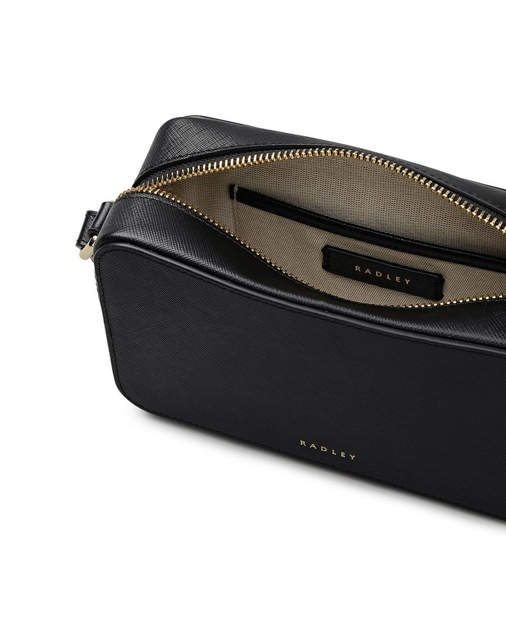 Radley Beech Row Mini Zip Around Crossbody Bag in Black | Lyst
