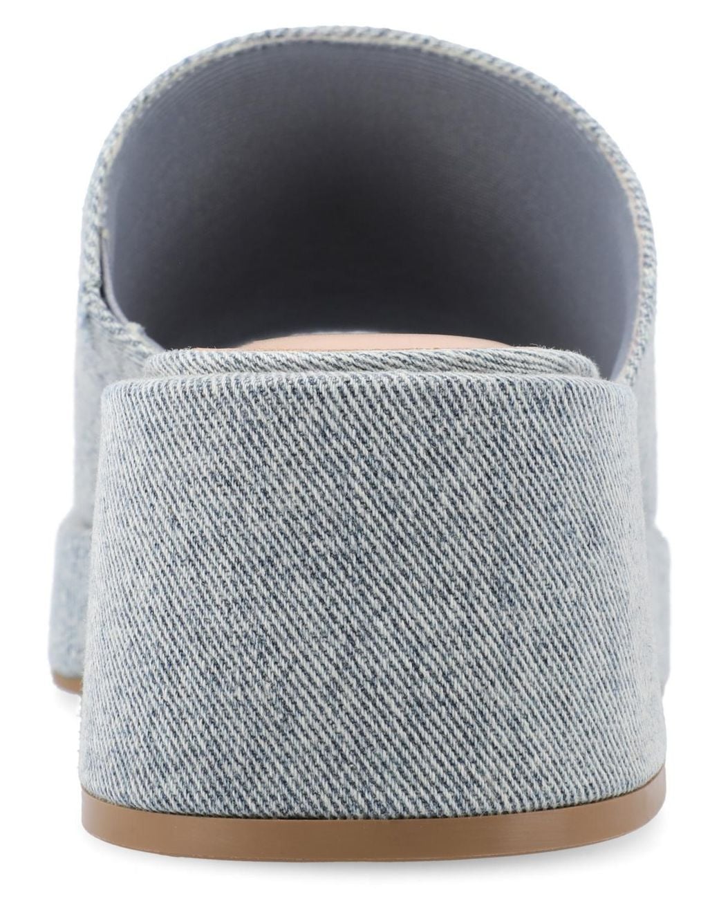 Journee Collection Bessa Slip On Platform Sandals in Gray | Lyst