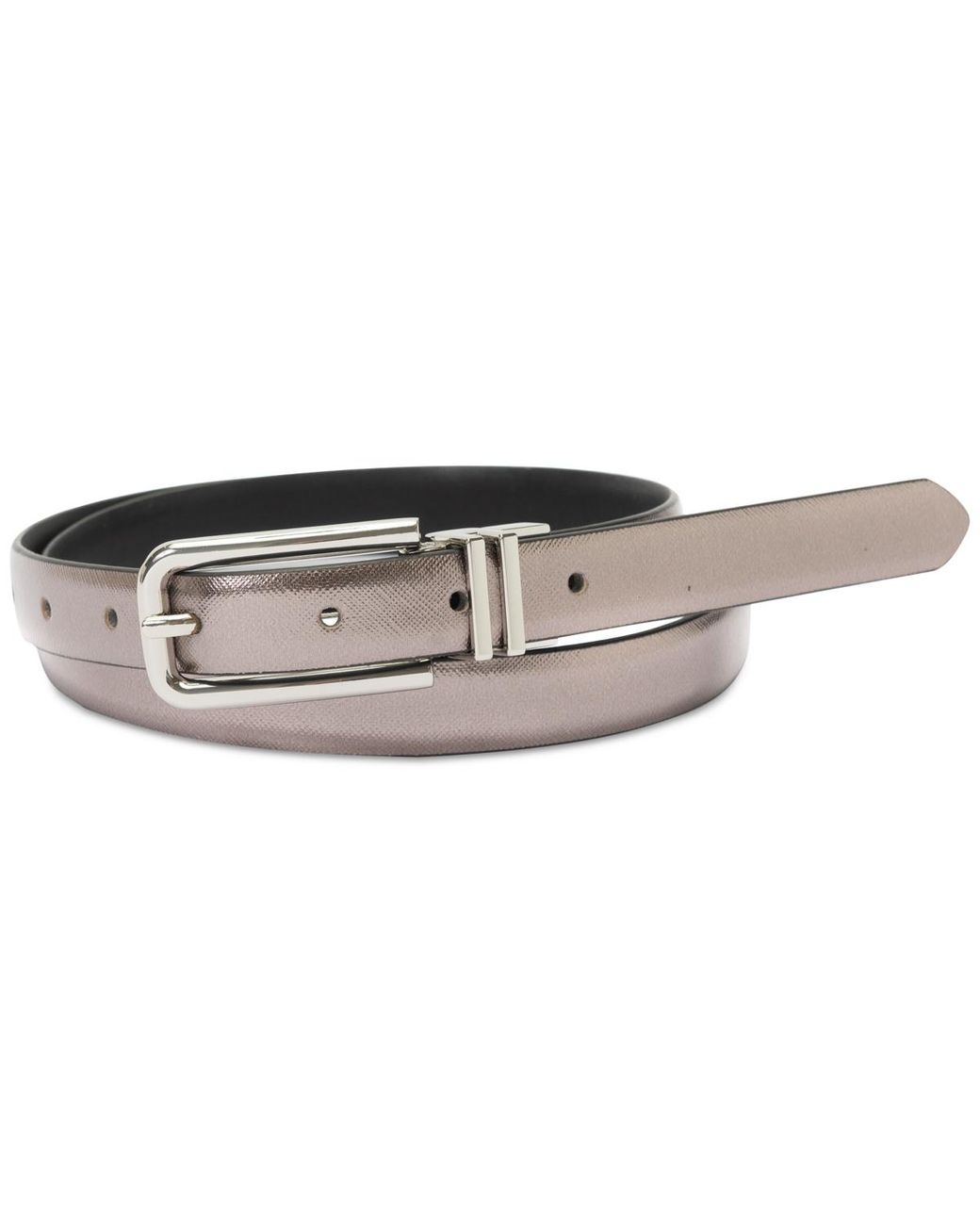 INC International Concepts Reversible Panel Belt, Created For Macy's in ...