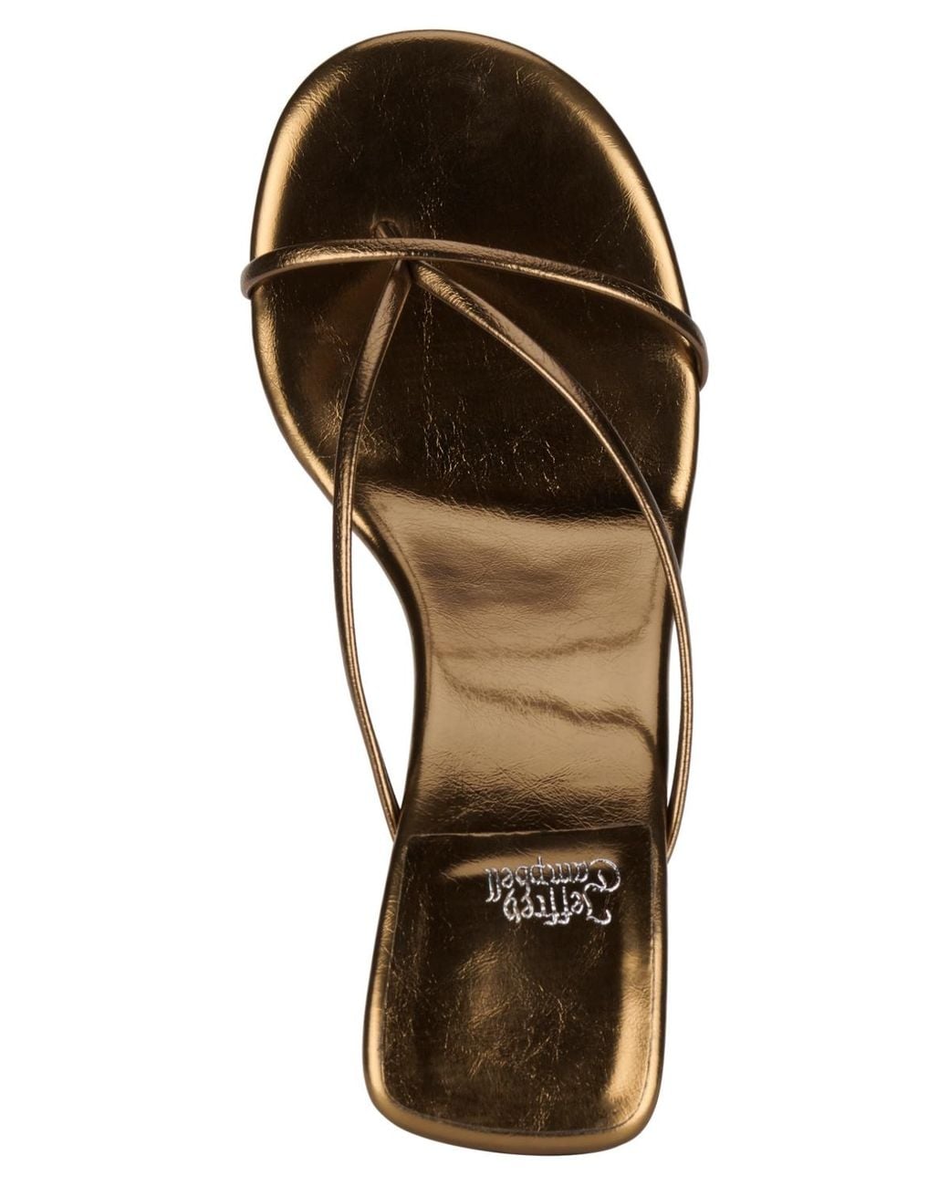 Jeffrey Campbell Murals Strappy Stiletto Sandals in Metallic | Lyst
