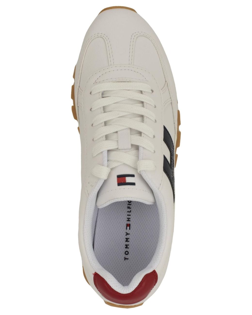 Tommy Hilfiger Hatina Lace-up Fashion Sneakers in White | Lyst