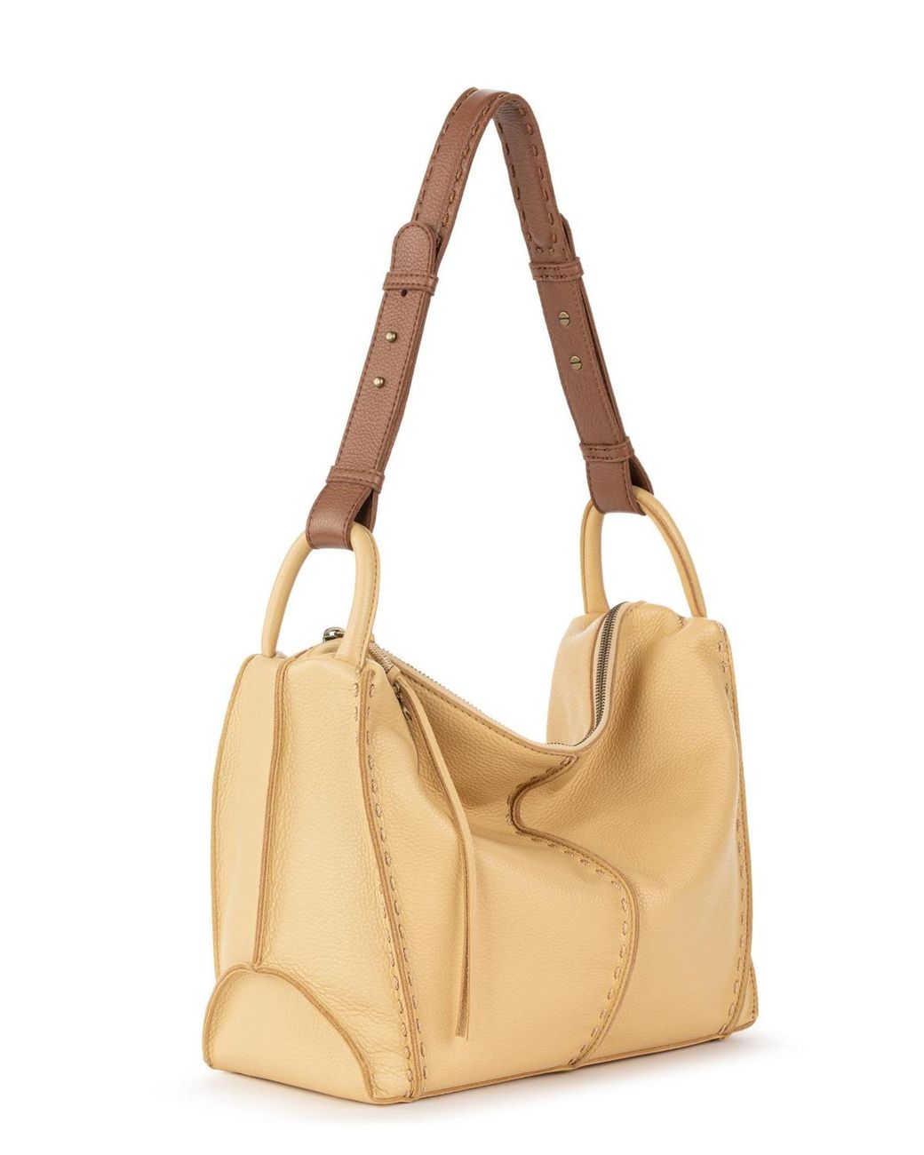 The Sak Los Feliz Leather Medium Hobo Bag in Metallic | Lyst