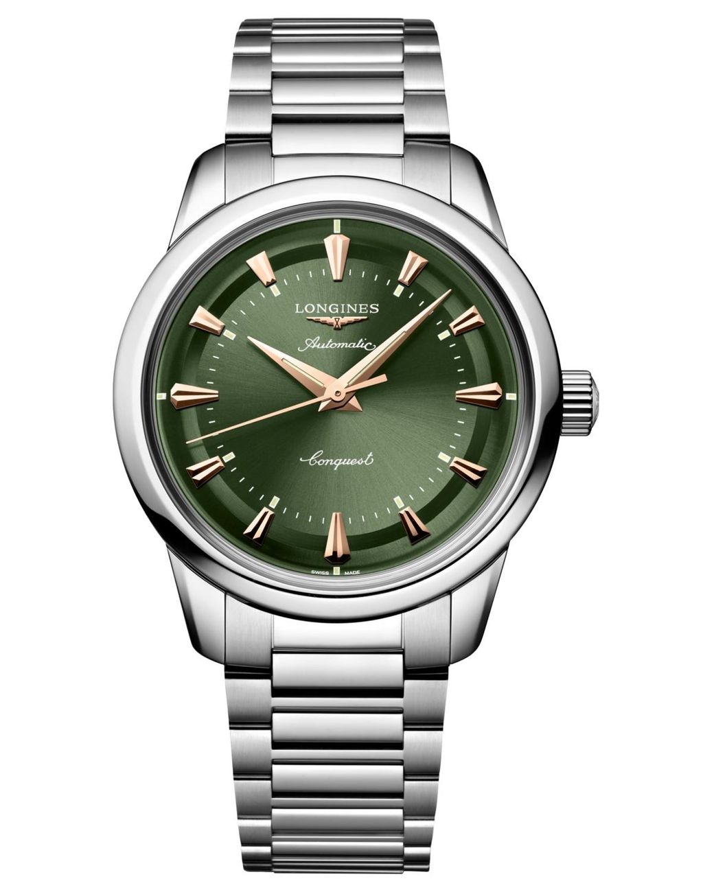 Longines Conquest Heritage Automatic Watch 38mm in Gray for Men | Lyst