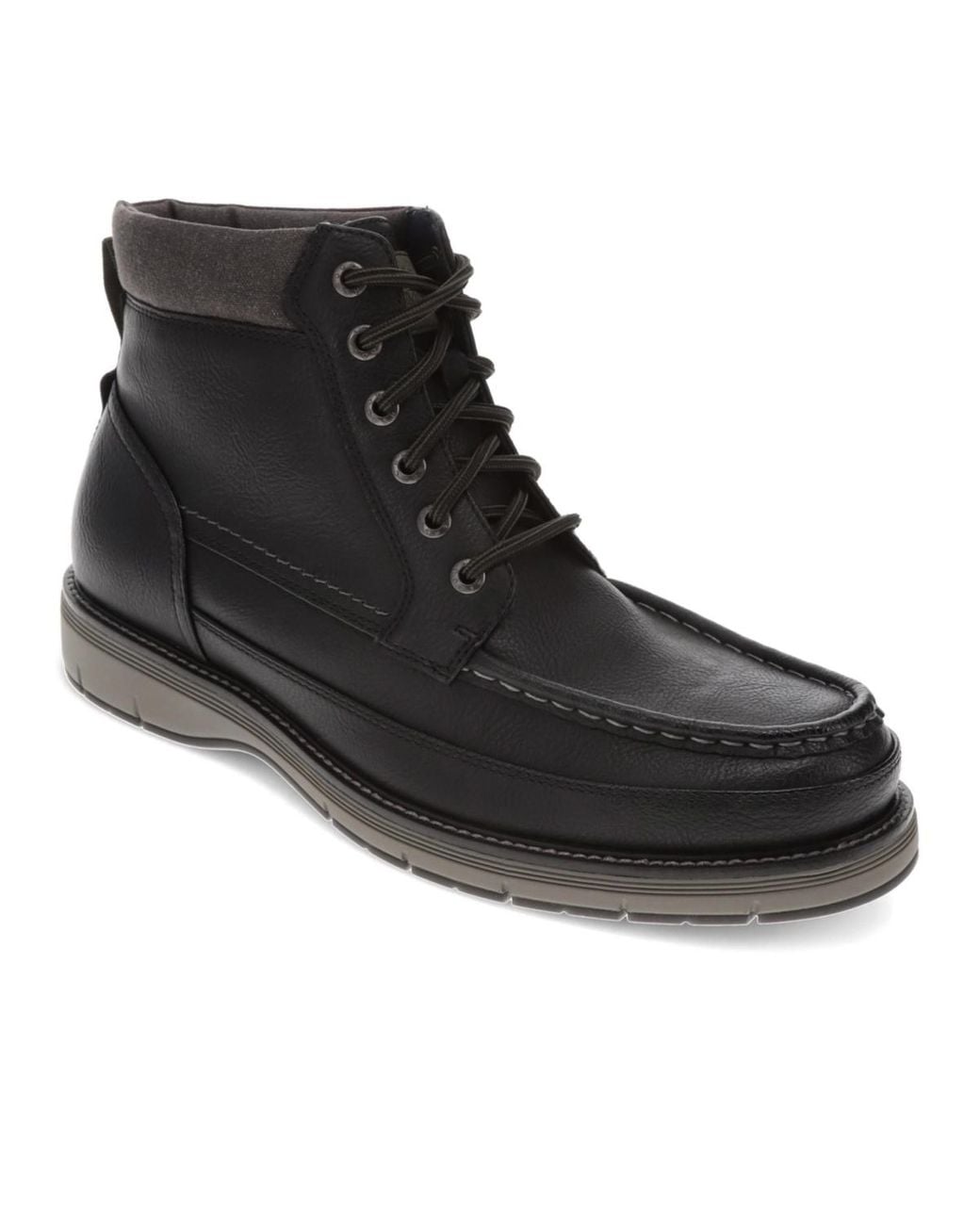 Dockers Thames Casual Moc Toe Boot in Black for Men | Lyst
