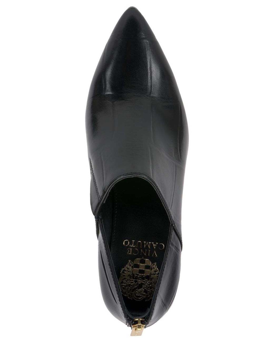 Vince Camuto Haiden Pointed-toe Block-heel Booties in Black | Lyst