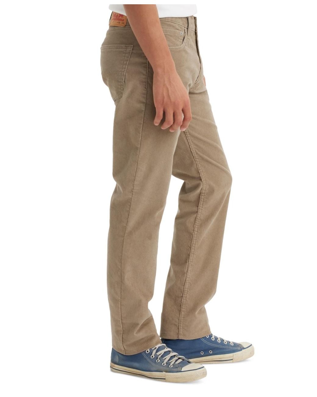 Levi's 511 Slim-fit Corduroy Pants in Natural for Men | Lyst