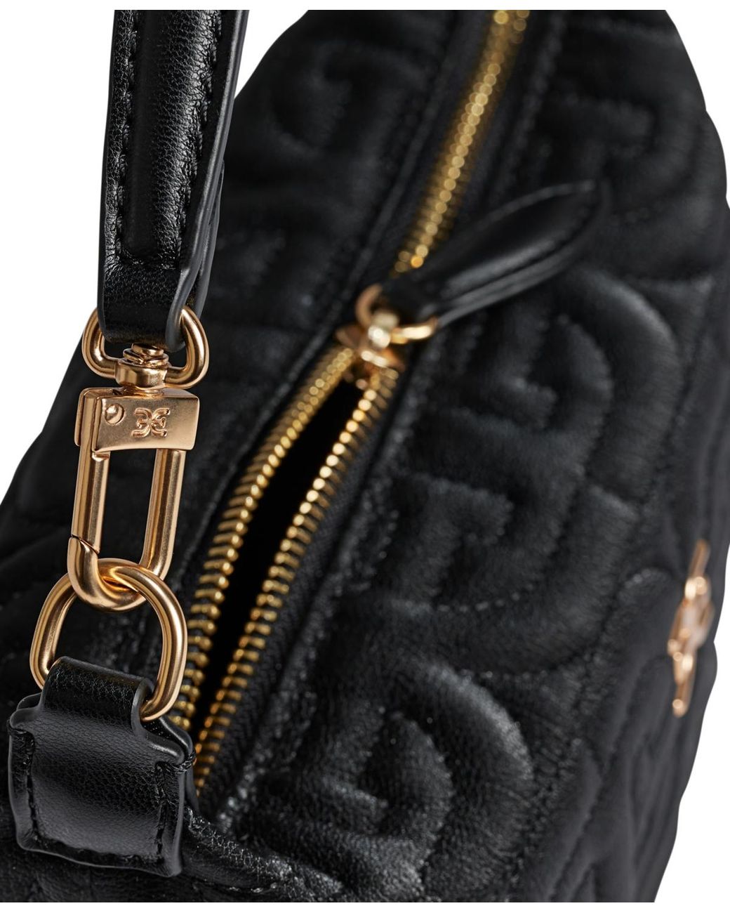 Sam Edelman Ethyl Top Zip Demi Small Shoulder Bag in Black | Lyst