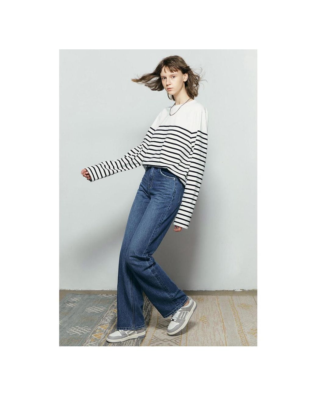 Hey Joanie Coney Island Whitefish High Rise Wide Jeans in Blue | Lyst