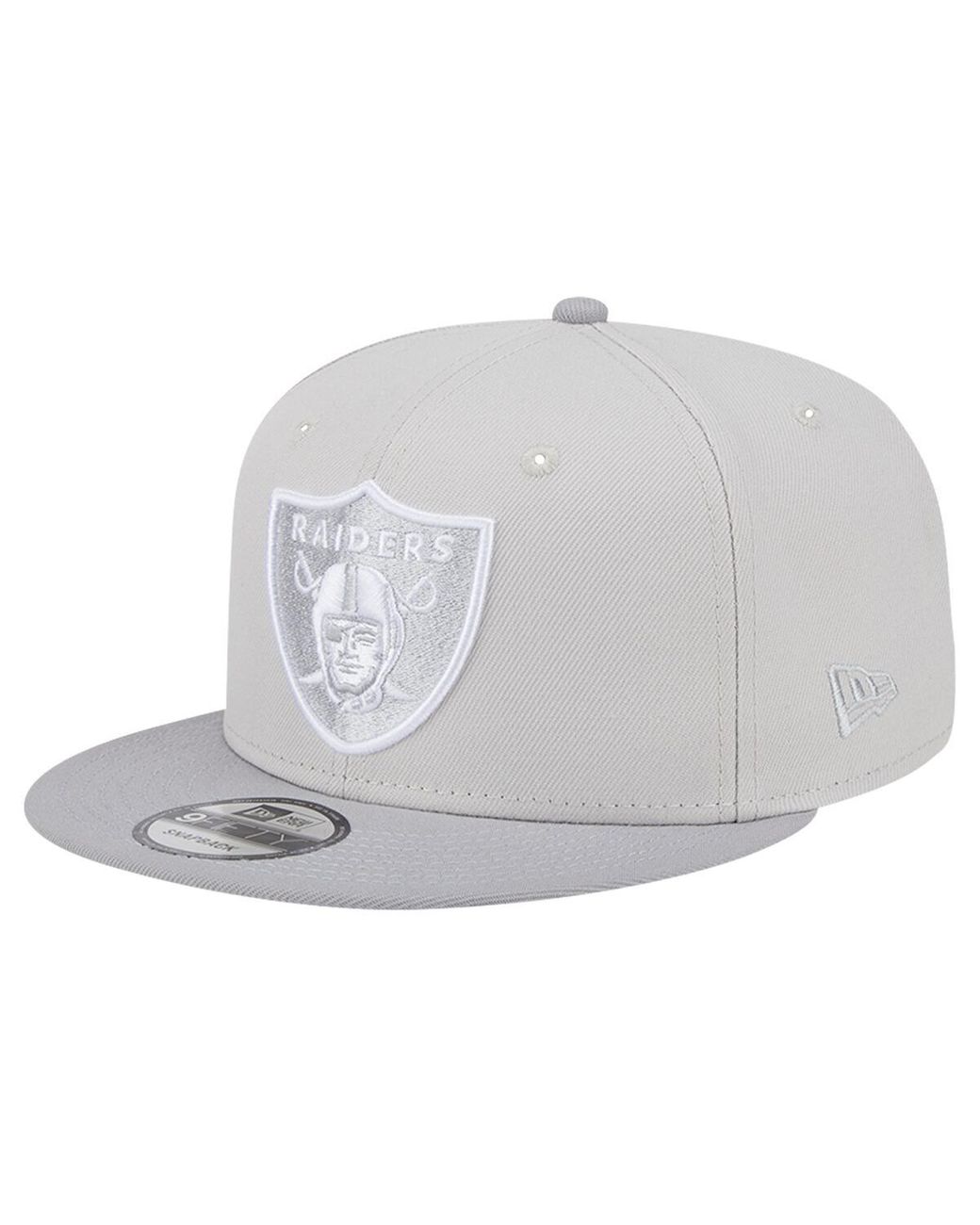 KTZ Stone/gray Las Vegas Raiders Two-tone Color Pack 9fifty Snapback ...