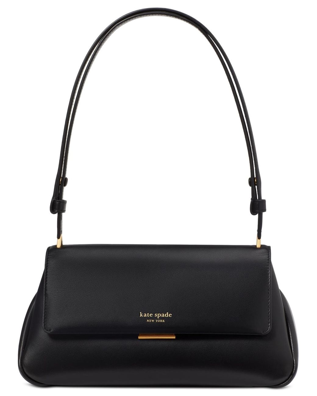Kate Spade Grace Leather Shoulder Bag in Black | Lyst