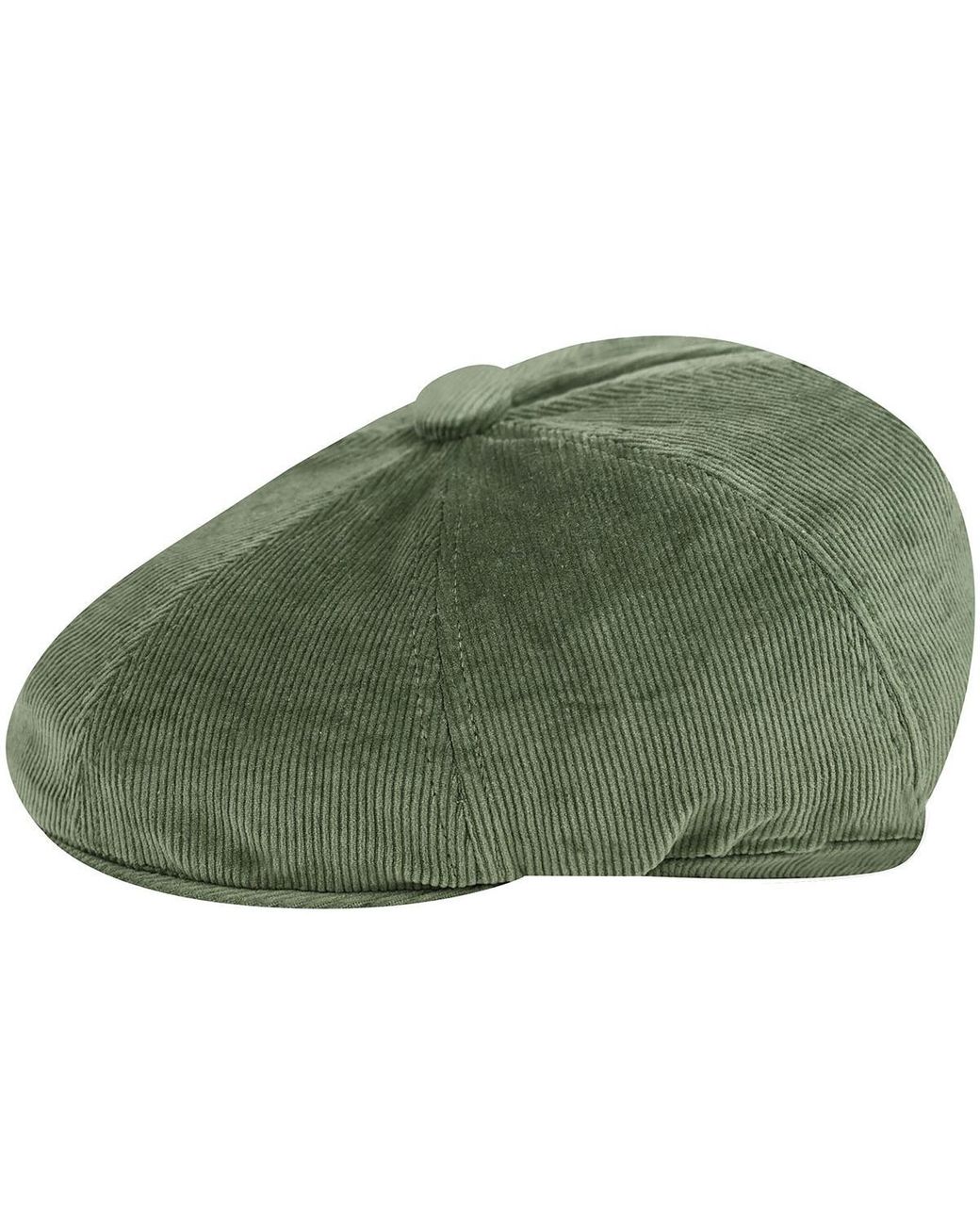 Kangol Cord Hawker Newsboy in Green for Men | Lyst