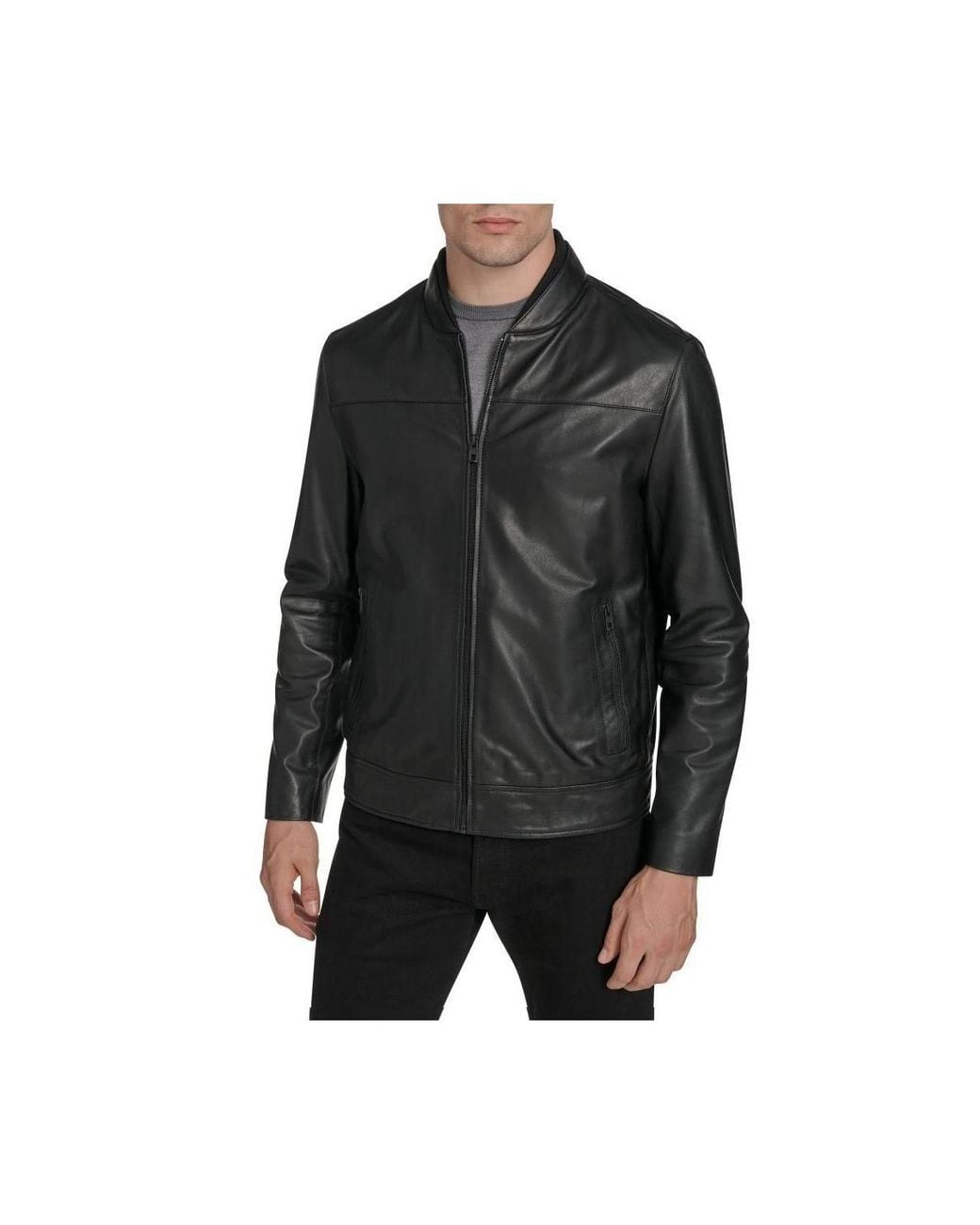 Andrew Marc Black Label Andrew Marc Label Weston Leather Jacket in ...
