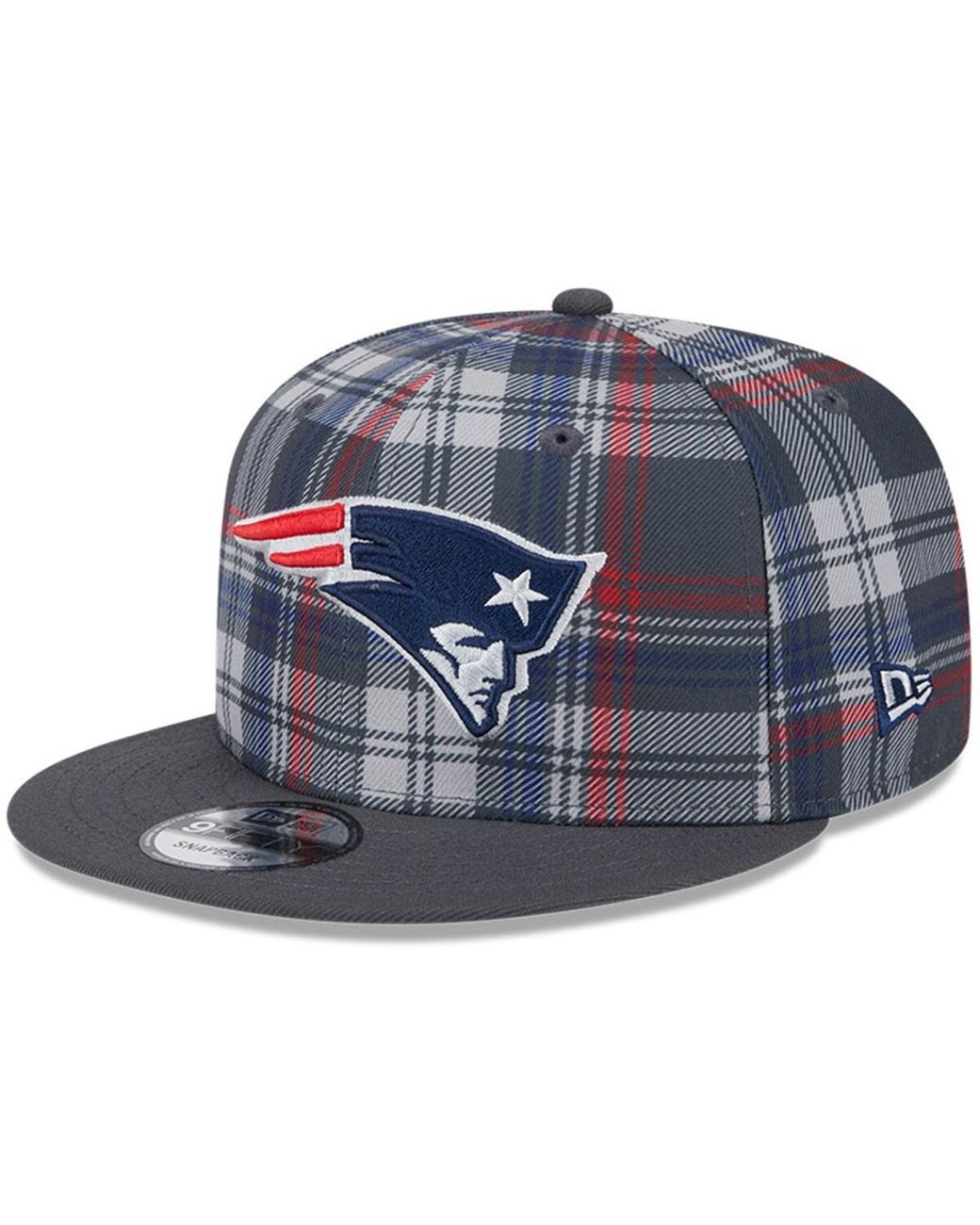 KTZ Gray New England Patriots 2024 Sideline Statement 9fifty Snapback ...