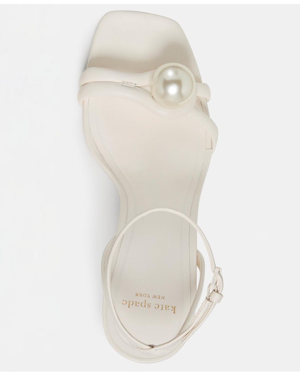 Kate Spade Harmony High Heel Sandals in White | Lyst