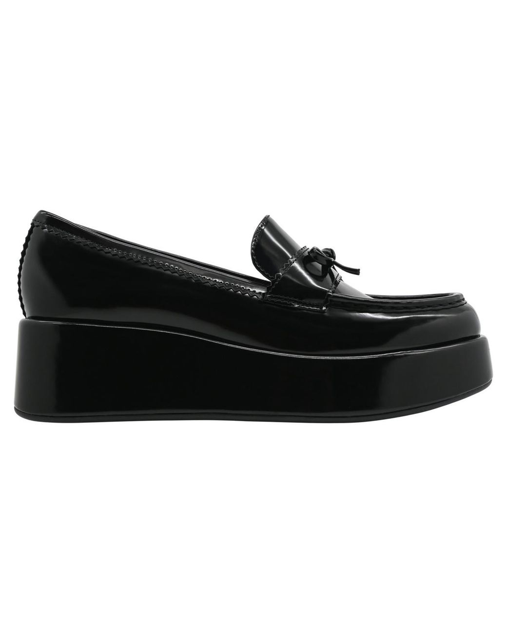 On 34th Stassy Platform Loafers in Black | Lyst