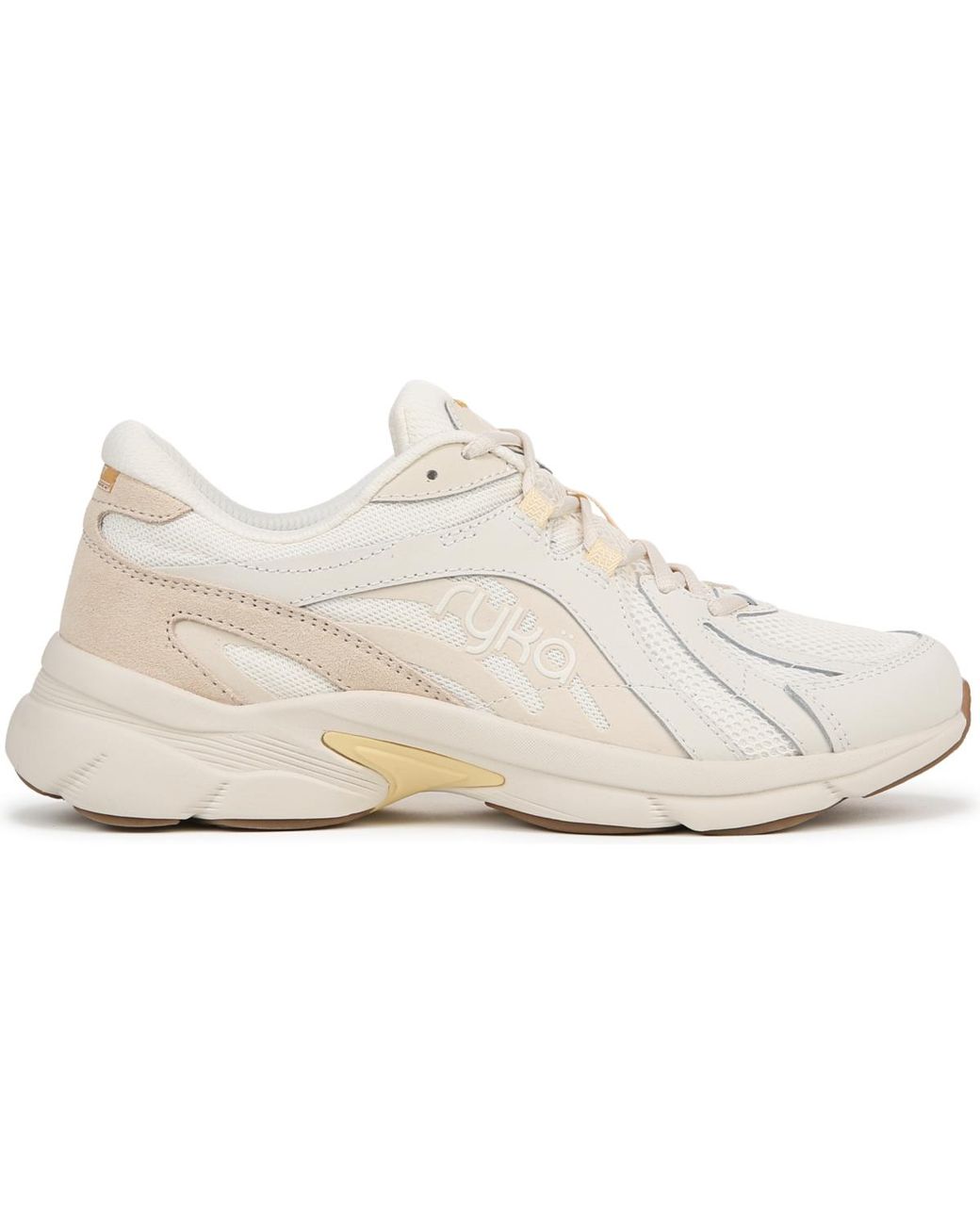 Ryka Skylift Lace Up Walking Sneakers in White | Lyst