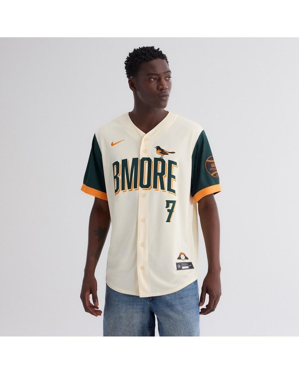Nike Jackson Holliday Baltimore Orioles 2026 City Connect Stadium ...