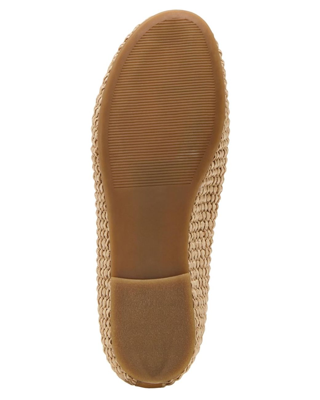 Steve Madden Merlot Woven Ballet Flat Shoes in Natural | Lyst