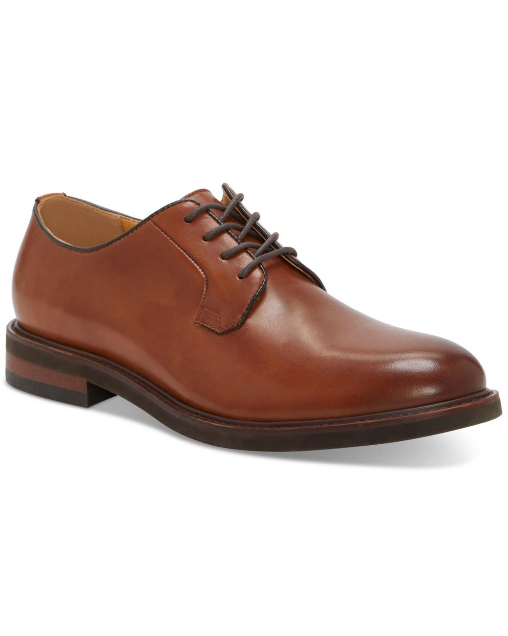 Vince Camuto Orin Blucher Leather Dress Shoe in Brown for Men | Lyst