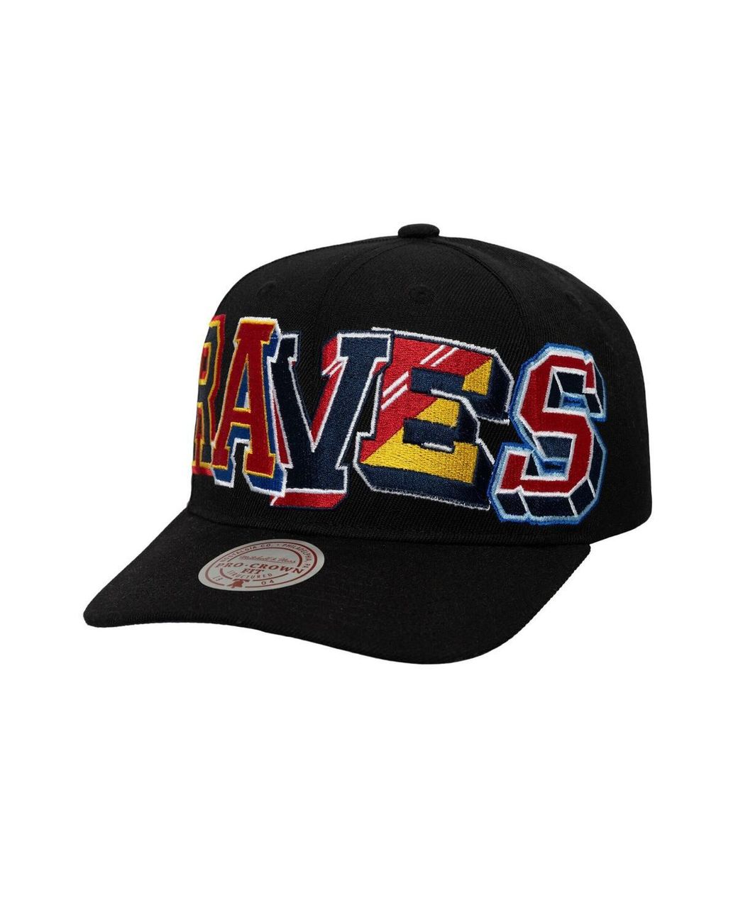 Mitchell & Ness Atlanta Braves Hyper Type Pro Crown Snapback Hat in ...
