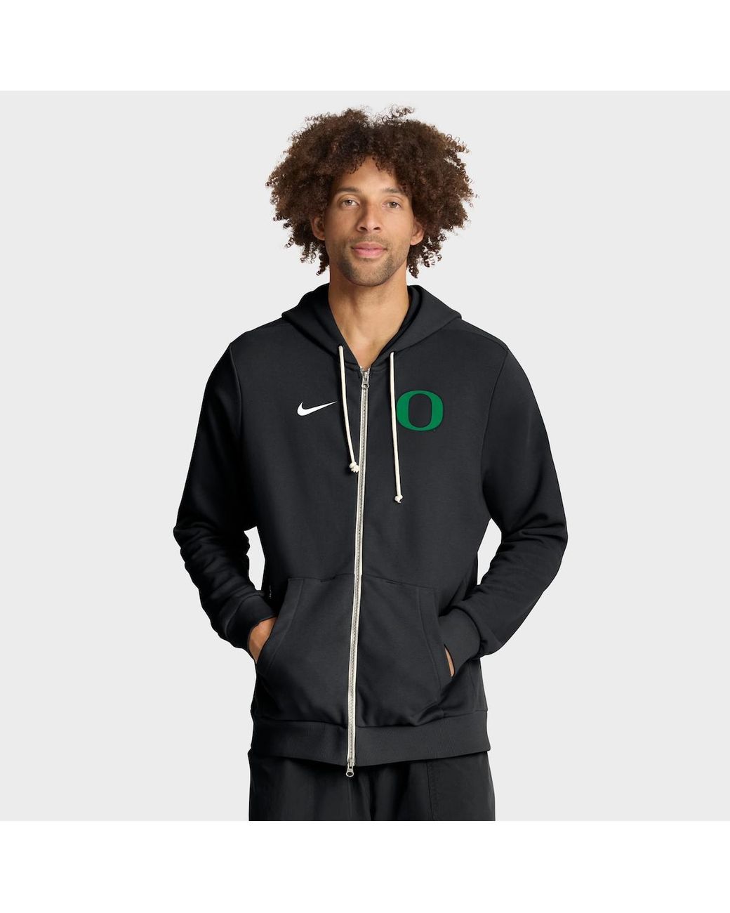 Nike Oregon Ducks 2025 Sideline Standard Issue Dri-fit Full-zip Hoodie ...
