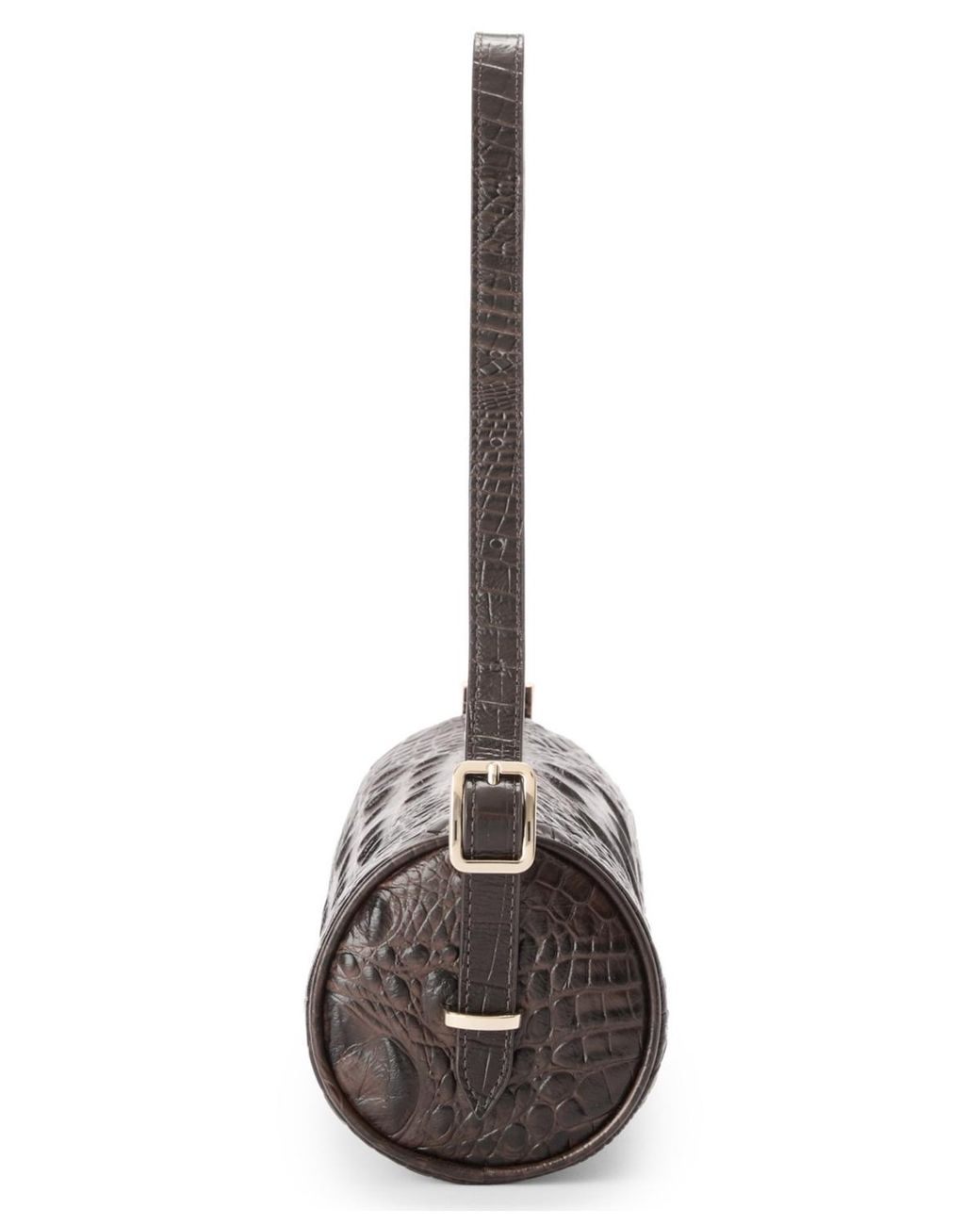 Brahmin Billie Barrel Shoulder Bag in Black | Lyst