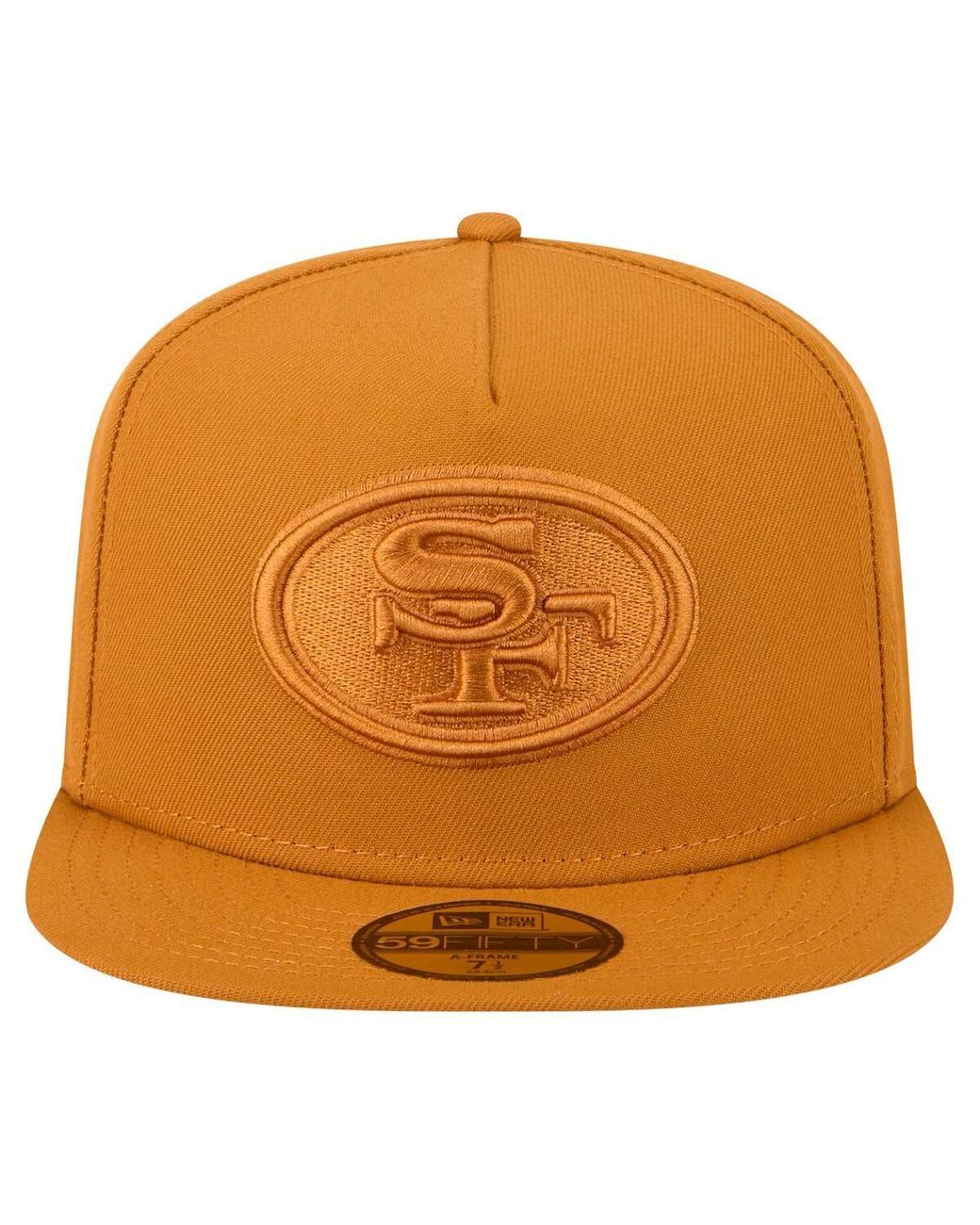 KTZ San Francisco 49ers Color Pack A-frame 59fifty Fitted Hat in Orange ...