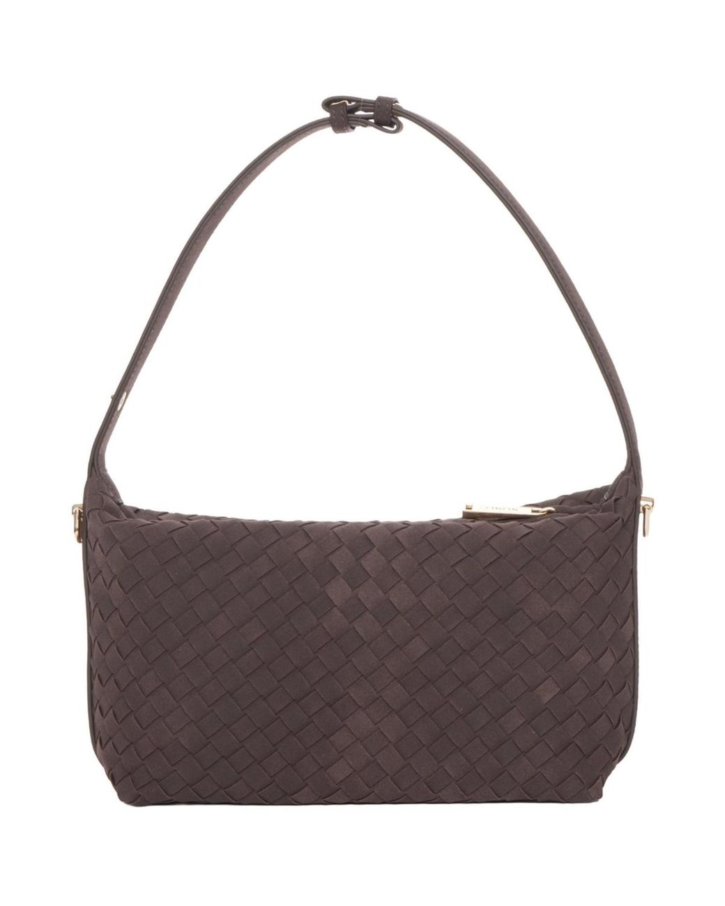 Susu Woven Suede Hobo Bag in Brown | Lyst